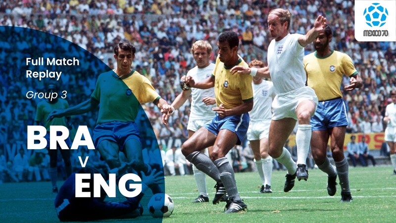 Brazil v England | Group Matches | 1970 FIFA World Cup Mexico™️ | Full ...
