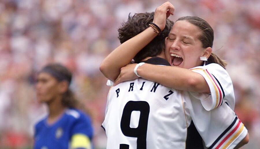 Birgit Prinz Goal 8' | Germany v Brazil | FIFA Women's World Cup USA 1999™