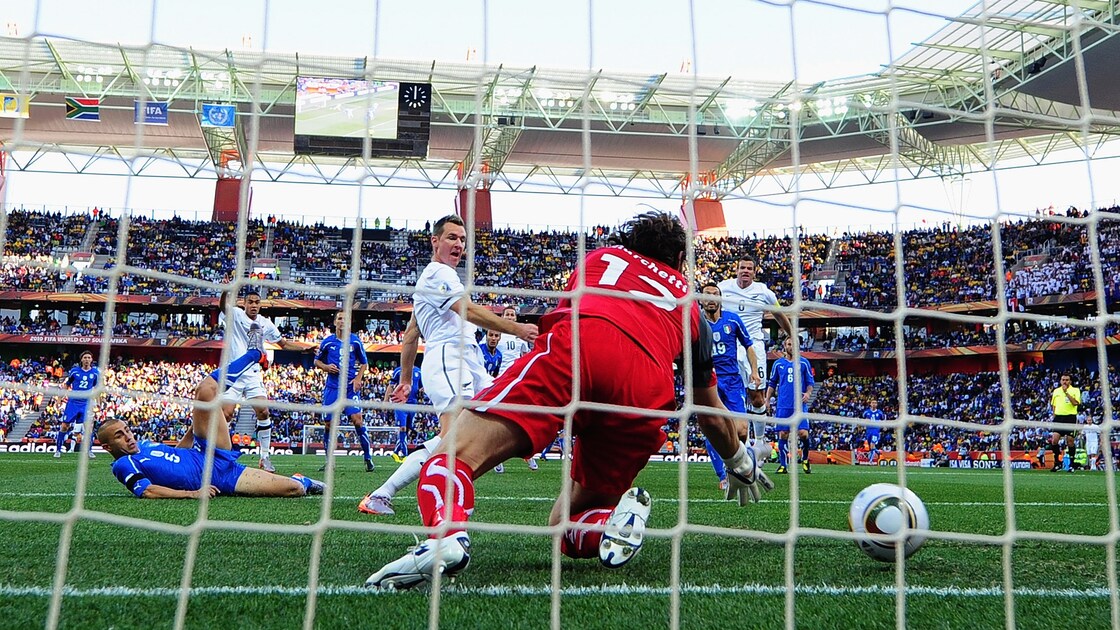 Shane Smeltz Goal 6' | Italy v New Zealand | 2010 FIFA World Cup South ...