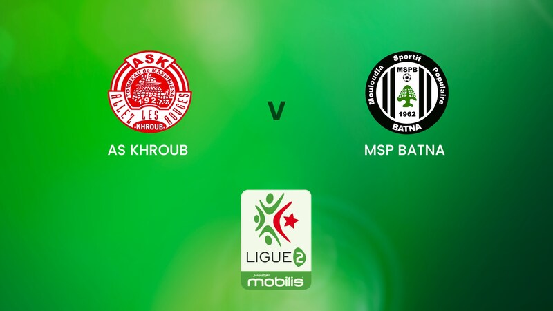 AS Khroub v MSP Batna | Ligue 2 | Algeria | Full Match Replay