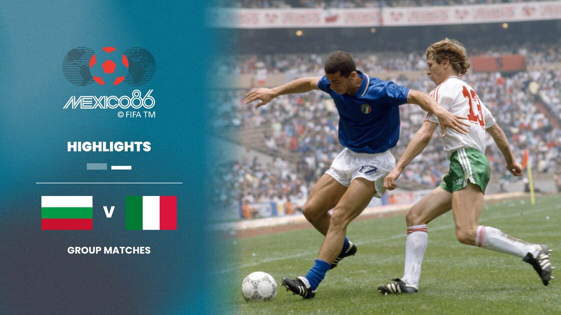 Bulgaria v Italy | Group Matches | 1986 FIFA World Cup Mexico™️ ...