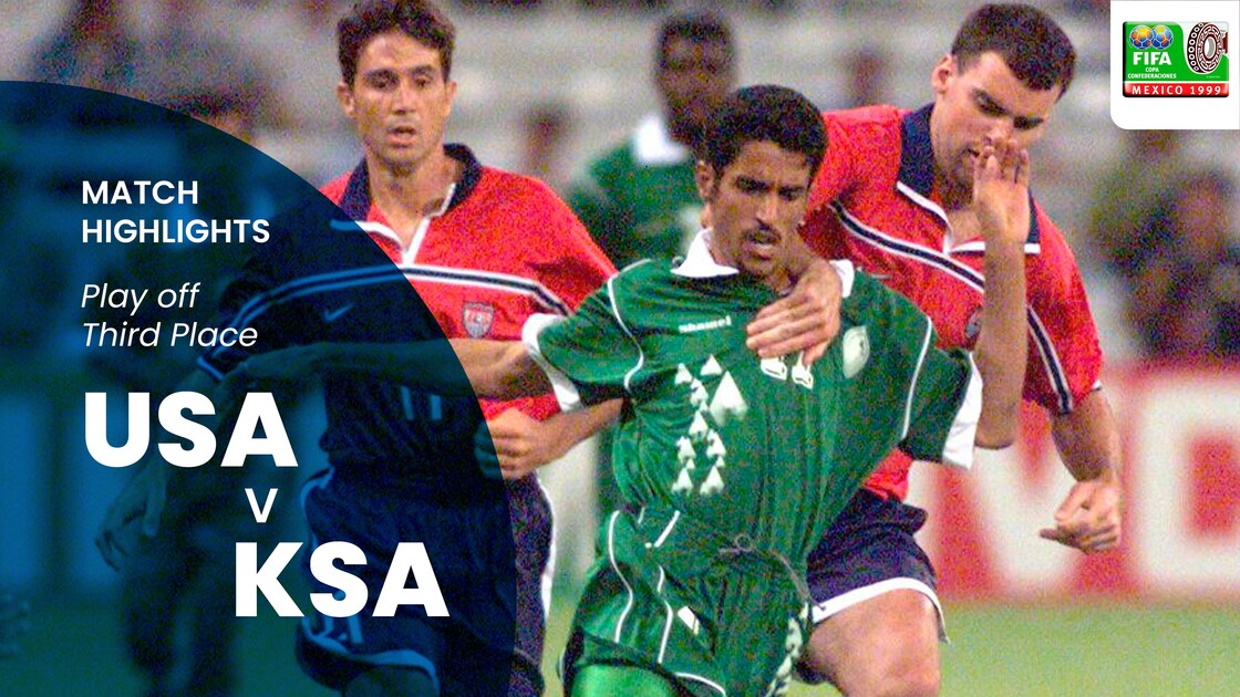USA v Saudi Arabia | Play-off for third place | FIFA Confederations Cup ...