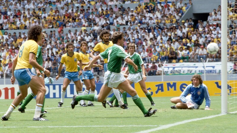 Careca Goal 87' | Northern Ireland vs Brazil | 1986 FIFA World Cup Mexico™