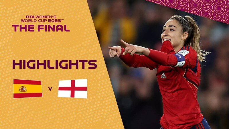 Spain v England | Final | FIFA Women's World Cup Australia & New ...