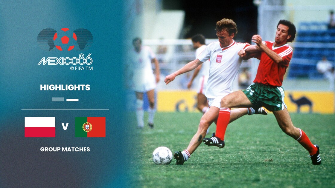Poland v Portugal | Group F | 1986 FIFA World Cup Mexico™ | Highlights