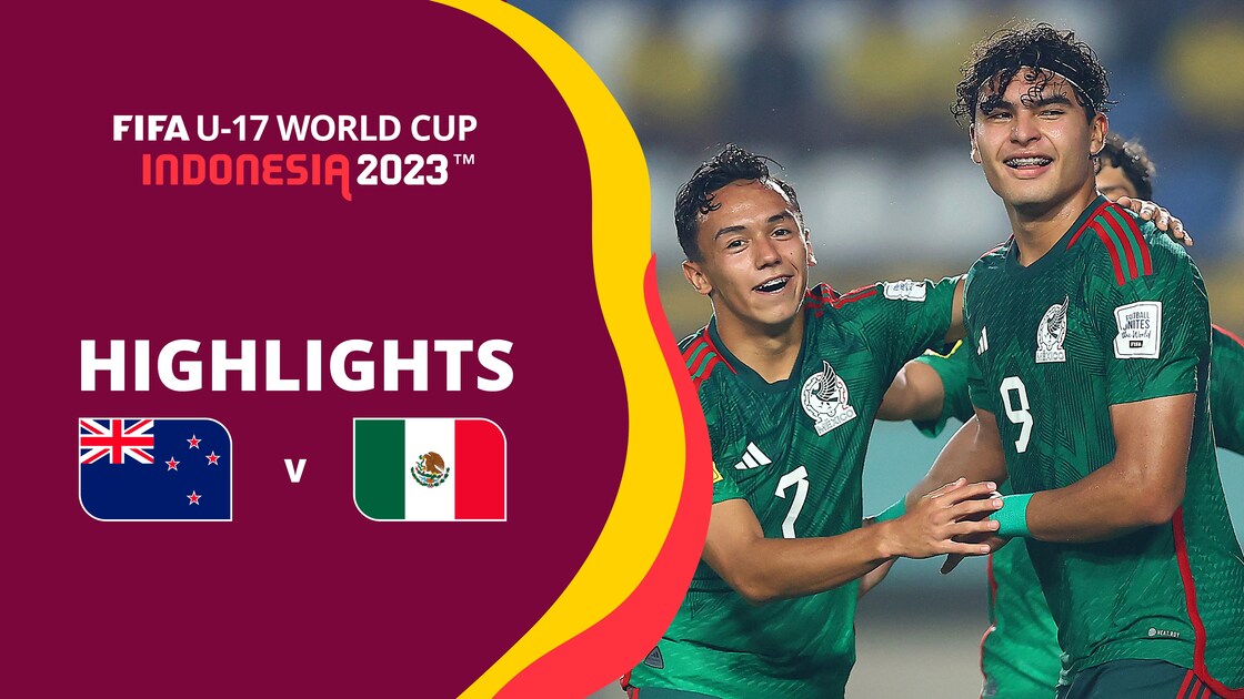 New Zealand v Mexico | Group F | FIFA U-17 World Cup Indonesia 2023 ...