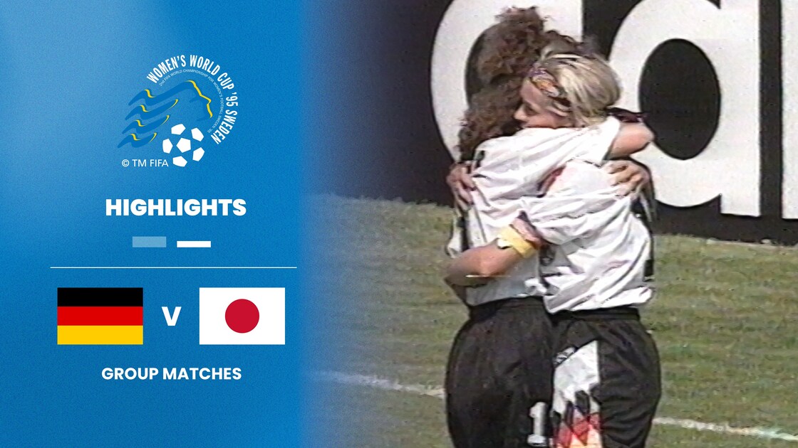 Germany v Japan | Group A | FIFA Women's World Cup Sweden 1995 ...