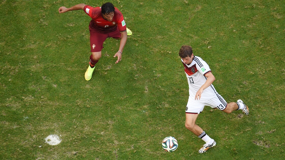 Thomas Muller Goal 45' | Germany v Portugal | 2014 FIFA World Cup Brazil™
