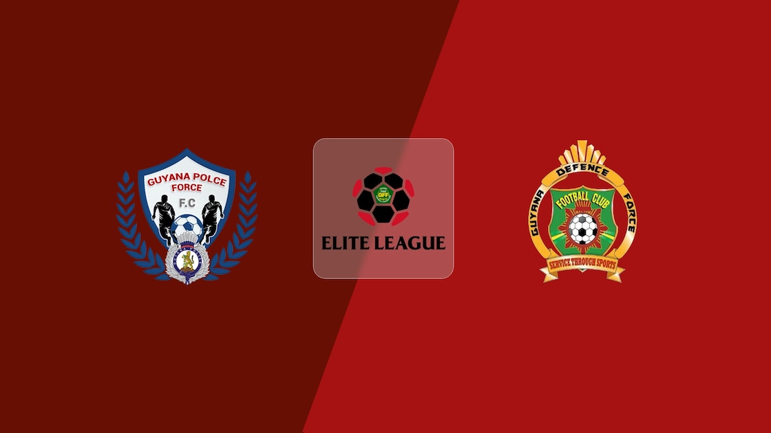 Police Force FC v Guyana Defence Force FC | GFF Elite League 2025 ...