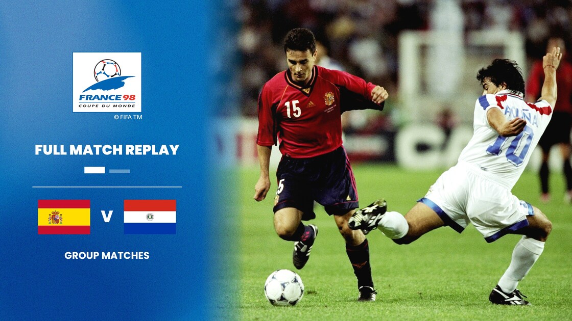 Spain v Paraguay | Group D | 1998 FIFA World Cup France™ | Full Match ...