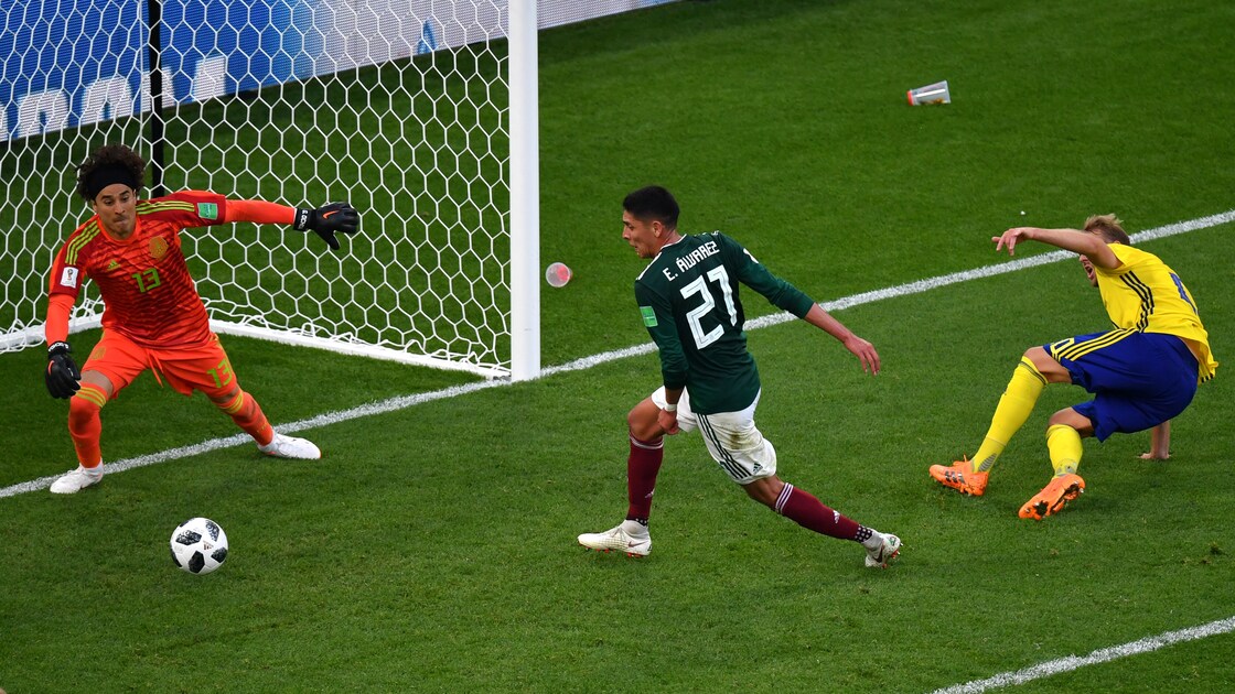 Edson Alvarez Own Goal 74' | Mexico v Sweden | 2018 FIFA World Cup Russia™