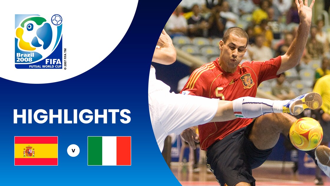 Spain v Italy | Semi-finals | FIFA Futsal World Cup Brazil 2008 ...