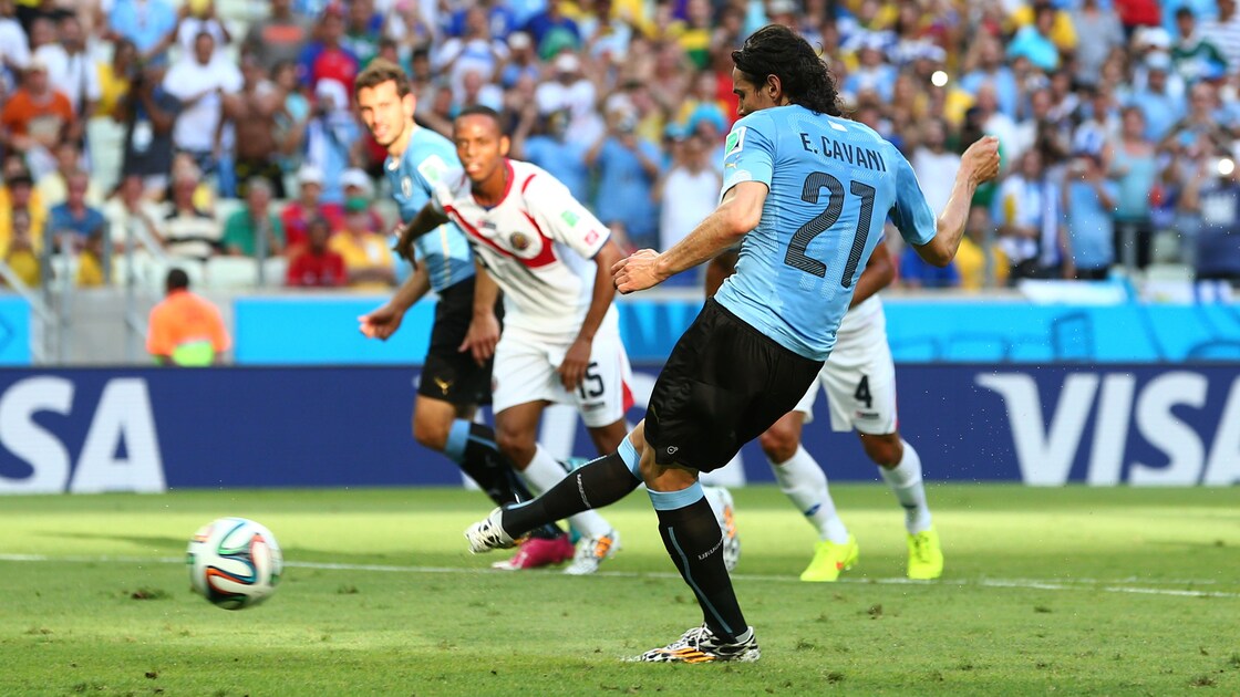Edinson Cavani Goal 23' | Uruguay v Costa Rica | 2014 FIFA World Cup ...