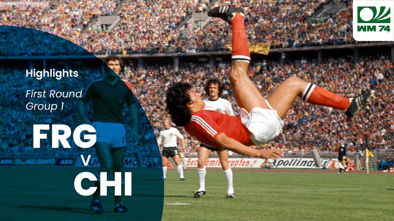 Germany FR v Chile | First Round | 1974 FIFA World Cup Germany™️ ...
