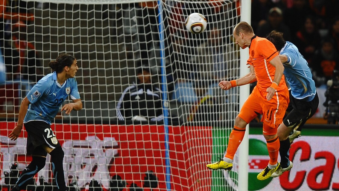 Arjen Robben Goal 72' | Uruguay v Netherlands | 2010 FIFA World Cup ...
