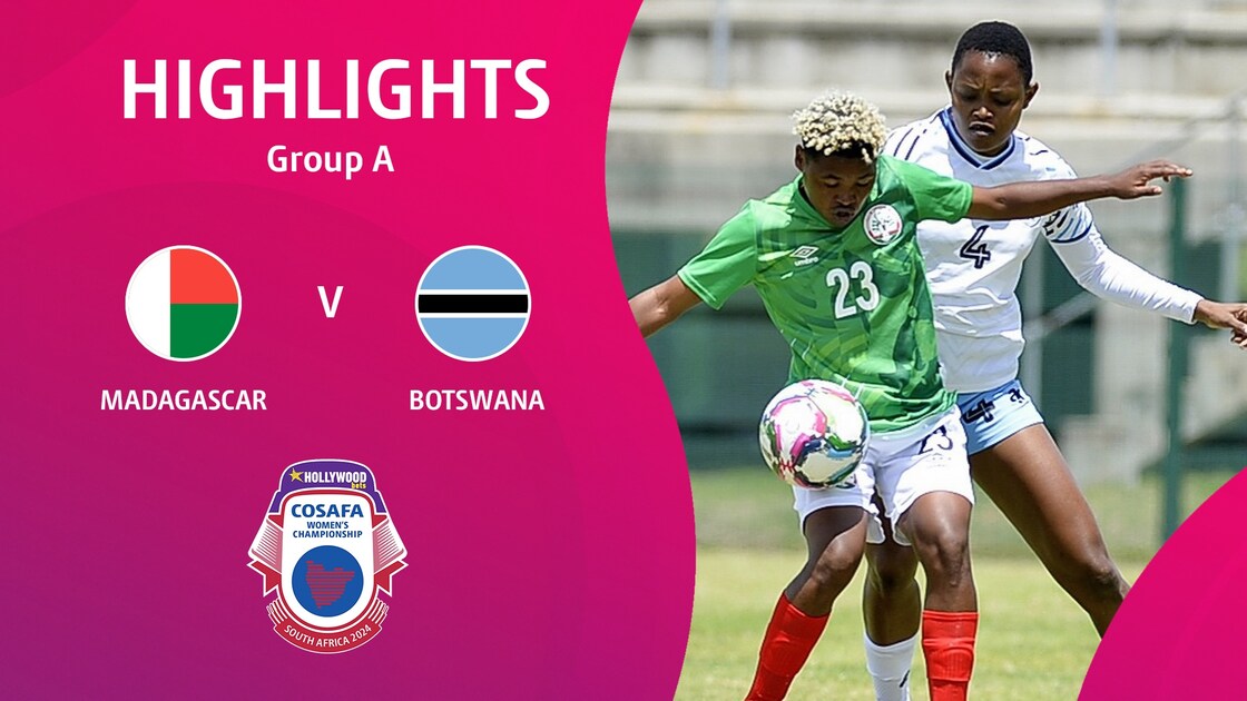 Madagascar v Botswana | Group Stage | HOLLYWOODBETS COSAFA Women's ...