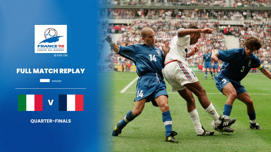 Italy v France | Quarter-finals | 1998 FIFA World Cup France™ | Full ...
