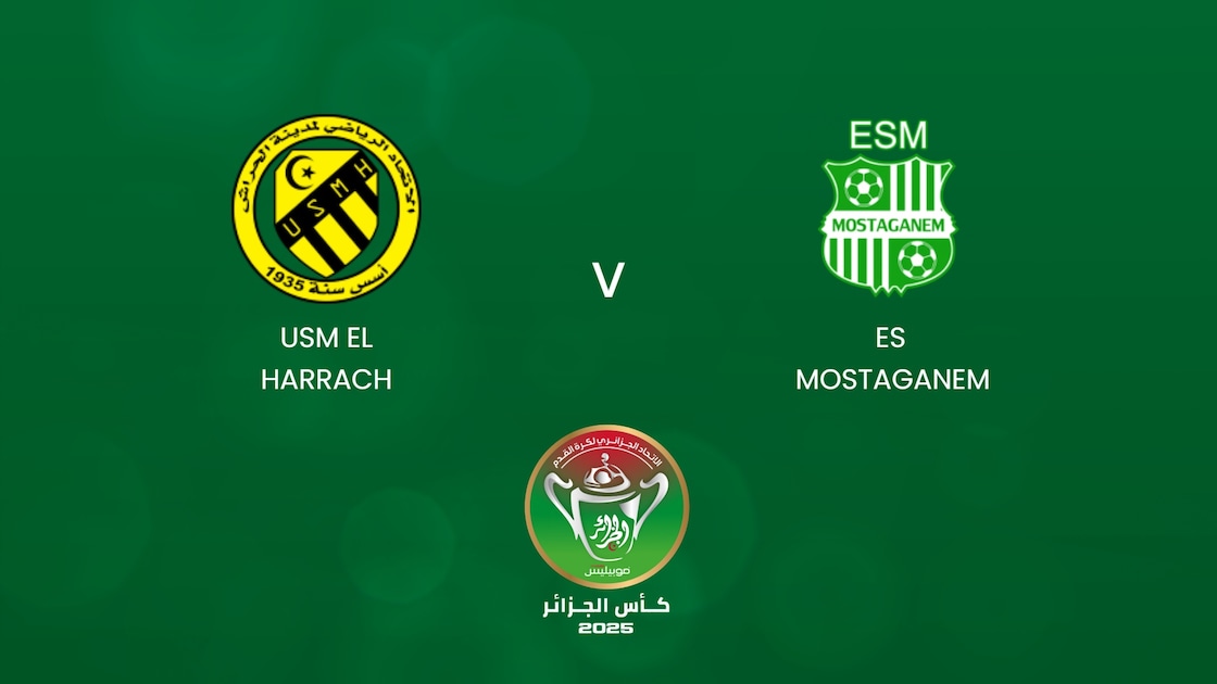 USM El Harrach v ES Mostaganem | Quarter-finals | Algerian Cup 2024/25 ...