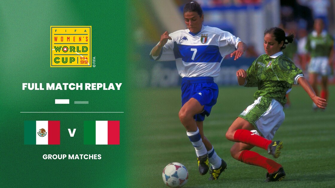 Mexico v Italy | Group B | FIFA Women's World Cup USA 1999™ | Full ...