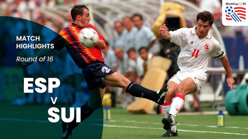 Spain v Switzerland | Round of 16 | 1994 FIFA World Cup USA™ | Highlights