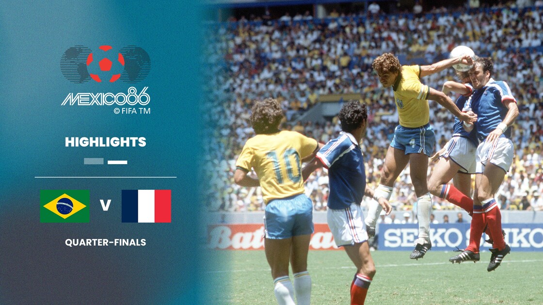 Brazil v France | Quarter-finals | 1986 FIFA World Cup Mexico™ | Highlights