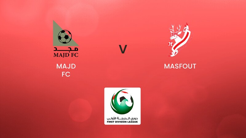 Majd FC v Masfout | First Division League | Full Match Replay