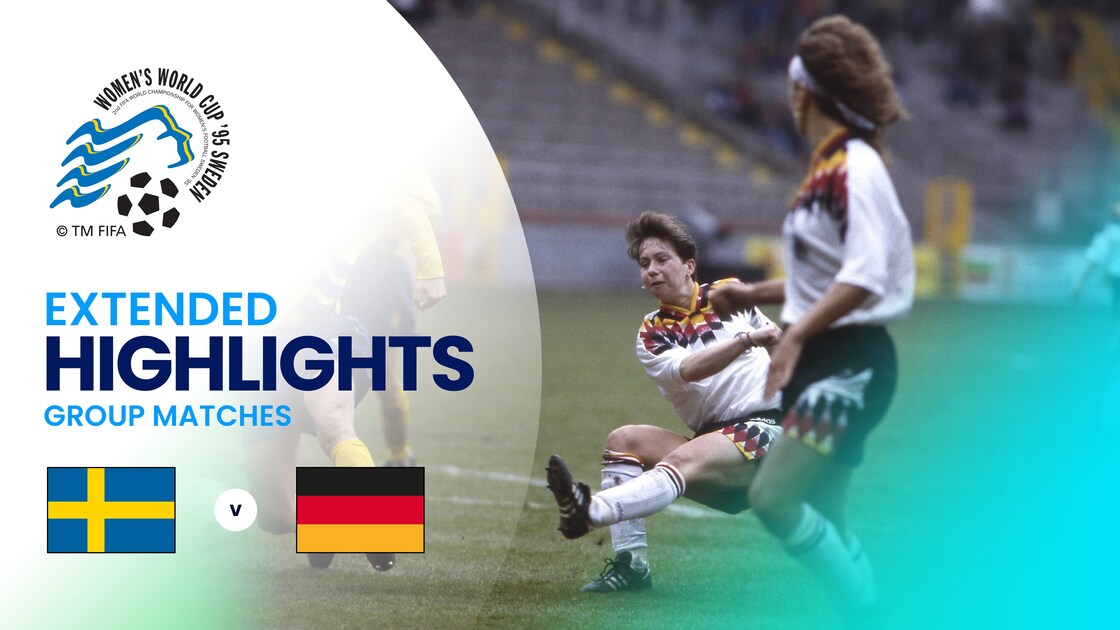 Sweden v Germany | Group Matches | FIFA Women's World Cup Sweden 1995 ...