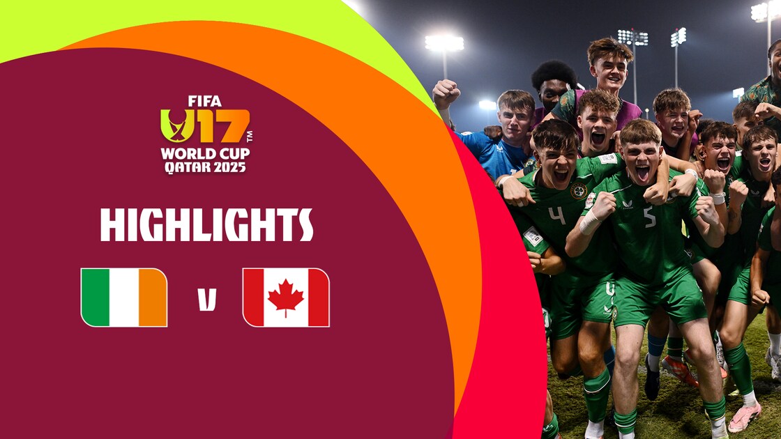 Republic of Ireland v Canada | Round of 32 | FIFA U-17 World Cup Qatar ...