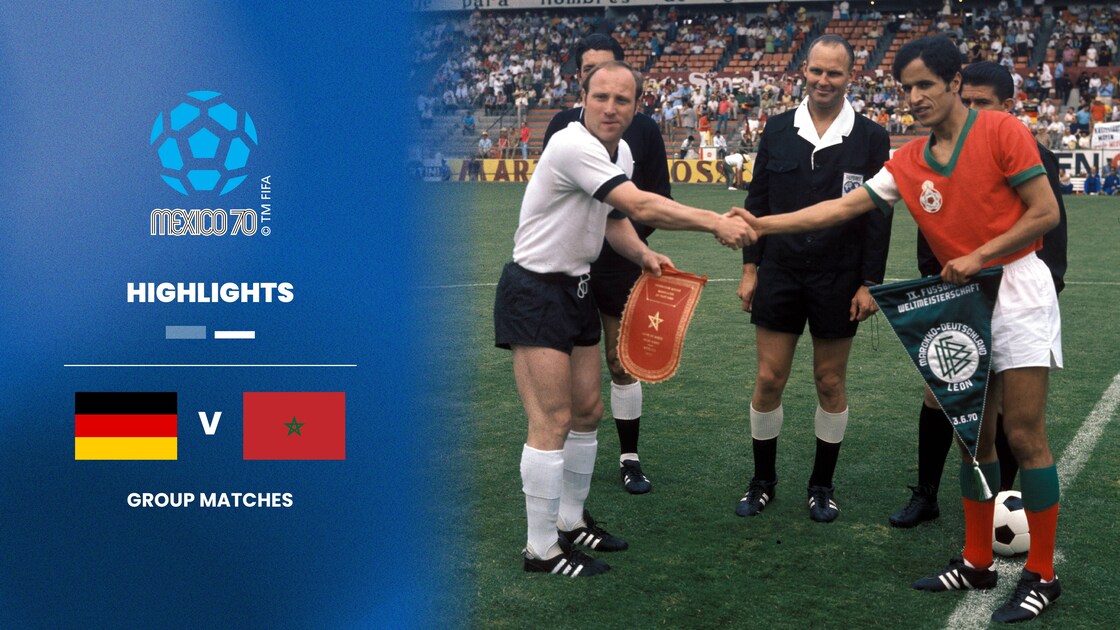 Germany FR v Morocco | Group 4 | 1970 FIFA World Cup Mexico™ | Highlights