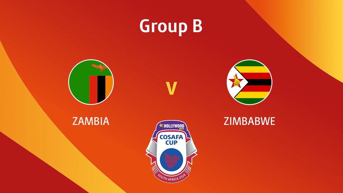 Zambia v Zimbabwe | Group B | HOLLYWOODBETS COSAFA Cup 2024 | Full ...