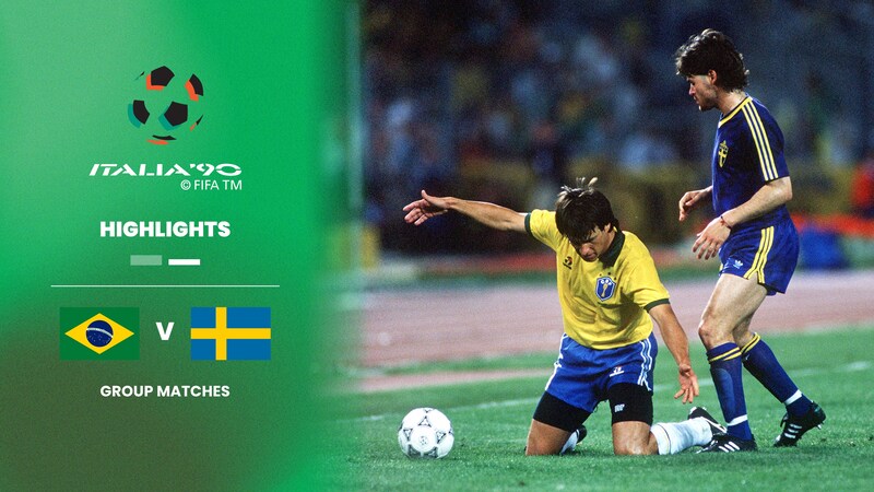 Brazil v Sweden | Group C | 1990 FIFA World Cup Italy™ | Highlights