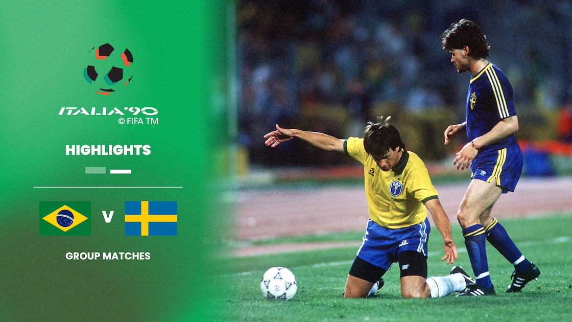 Brazil v Sweden | Group C | 1990 FIFA World Cup Italy™ | Highlights