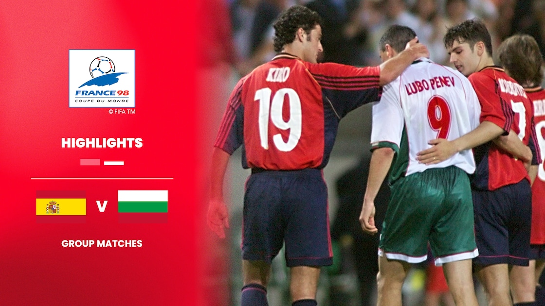 Spain v Bulgaria | Group D | 1998 FIFA World Cup France™ | Highlights