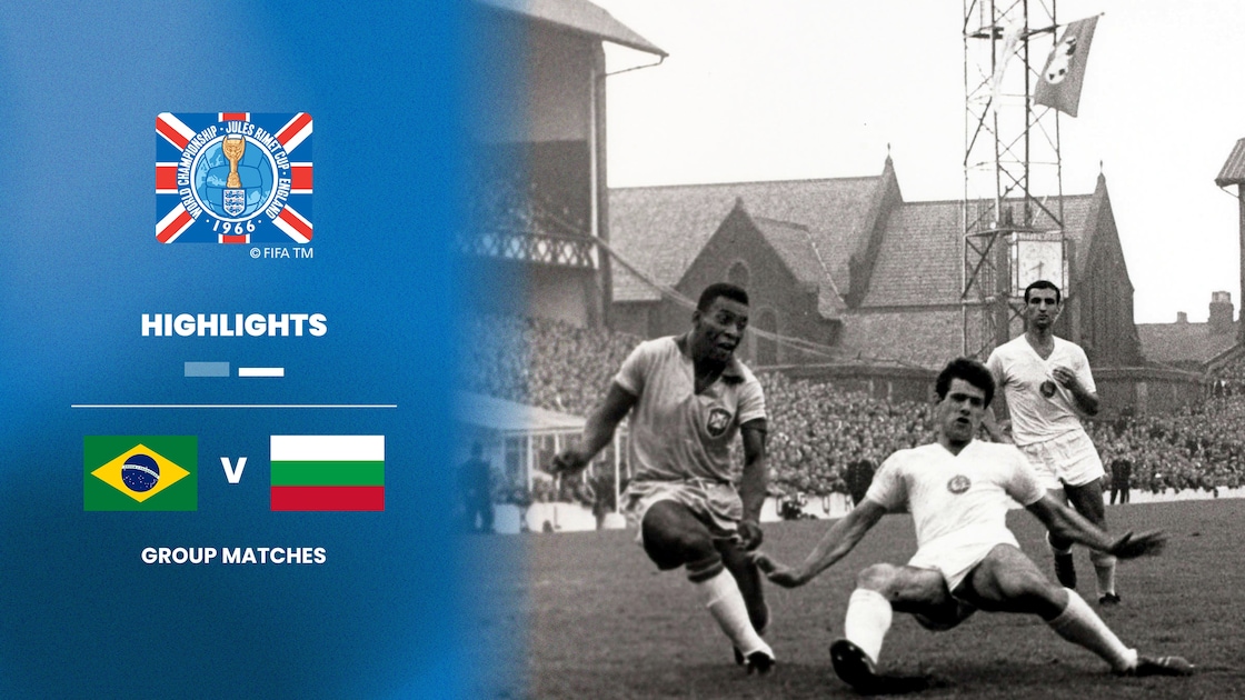 Brazil v Bulgaria | Group 3 | 1966 FIFA World Cup England™ | Highlights