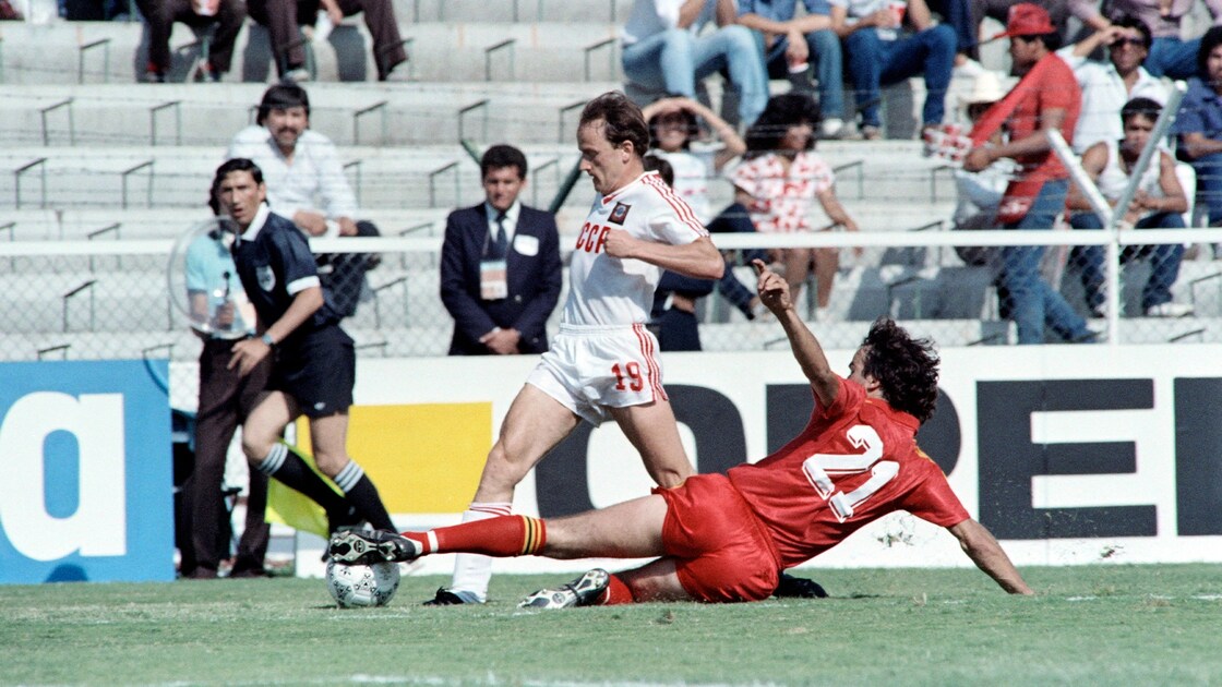 Íhor Belánov Goal 70' | Soviet Union vs Belgium | 1986 FIFA World Cup ...