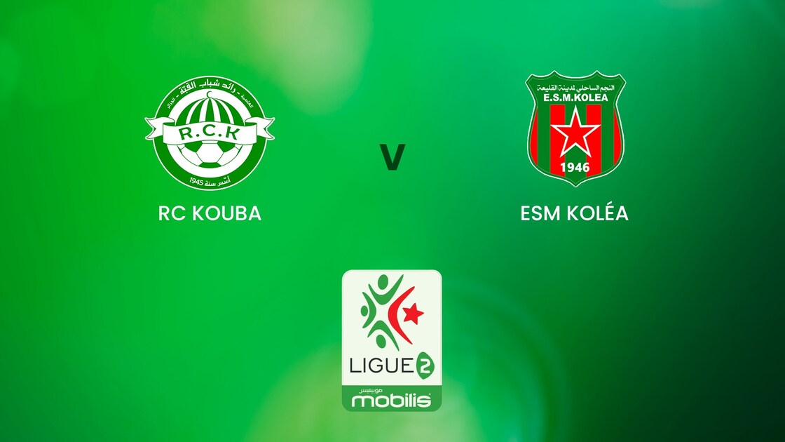RC Kouba v ESM Koléa | Ligue 2 | Algeria | Full Match Replay
