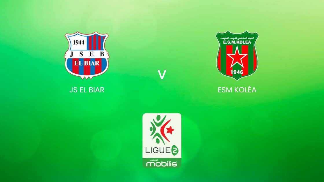 JS El Biar v ESM Koléa | Ligue 2 2024/25 | Algeria | Full Match Replay