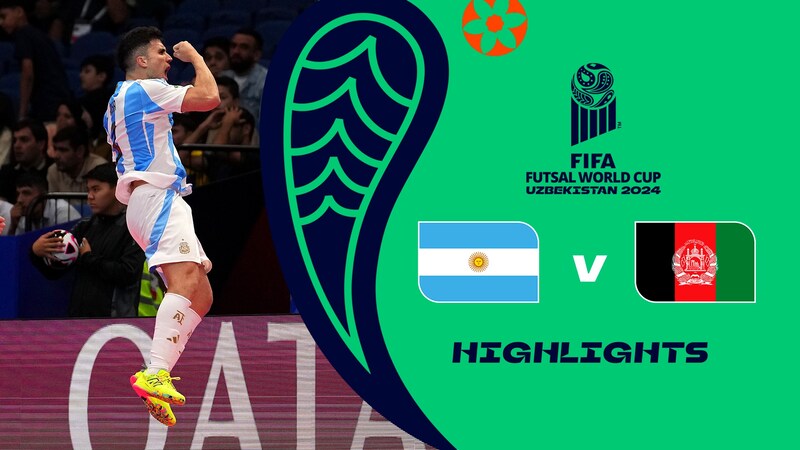 Argentina v Afghanistan | Group C | FIFA Futsal World Cup Uzbekistan ...