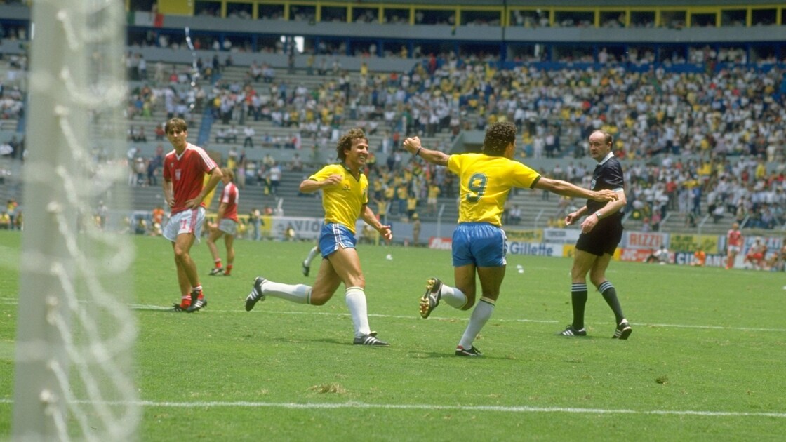 Careca Goal 83' | Brazil vs Poland | 1986 FIFA World Cup Mexico™