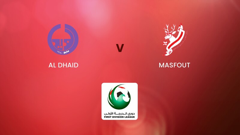 Al Dhaid v Masfout | First Division League | Full Match Replay