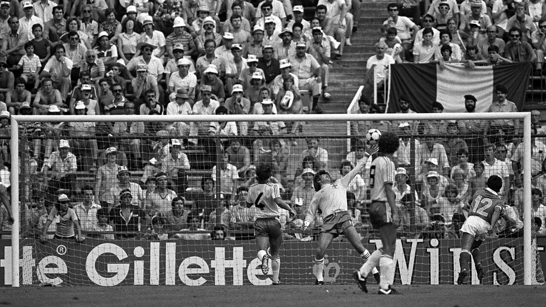 Alain Giresse Goal 81' | France vs Northern Ireland | 1982 FIFA World ...