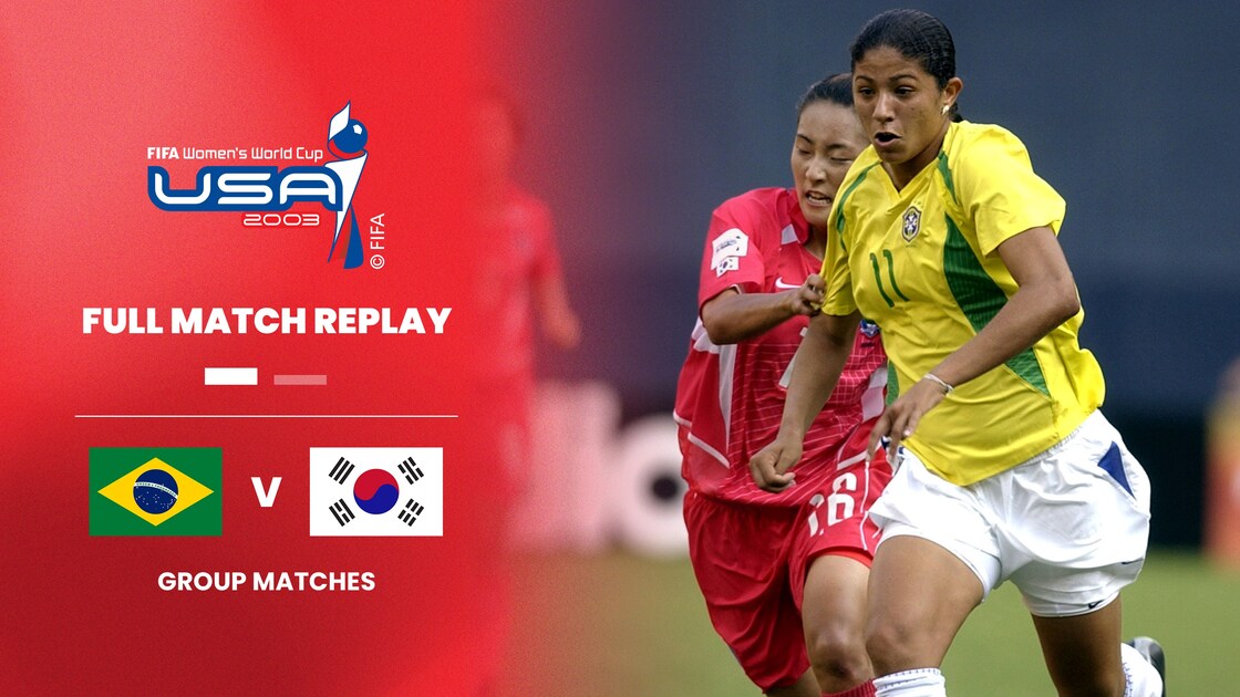 Brazil v Korea Republic | Group B | FIFA Women's World Cup USA 2003 ...