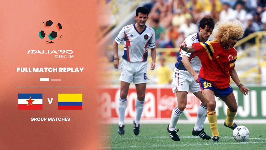 Yugoslavia v Colombia | Group D | 1990 FIFA World Cup Italy™ | Full ...