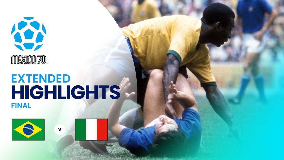 Brazil v Italy | Final | 1970 FIFA World Cup Mexico™ | Extended Highlights