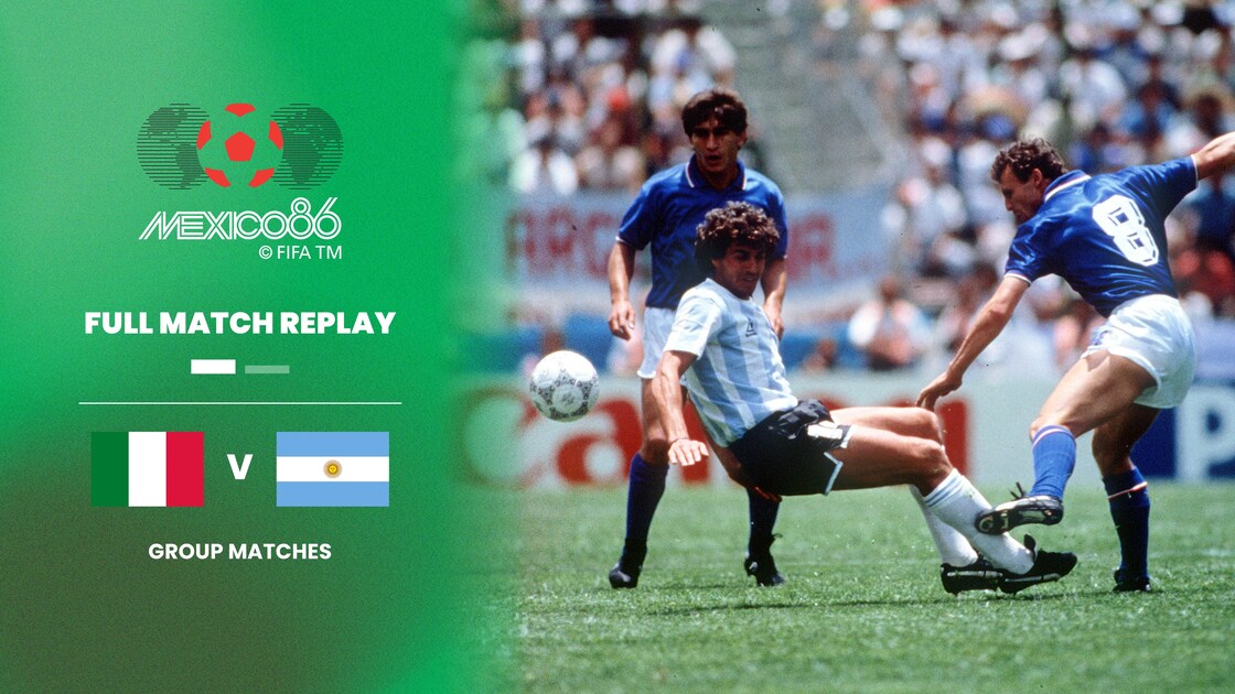 Italy v Argentina | Group A | 1986 FIFA World Cup Mexico™ | Full Match ...