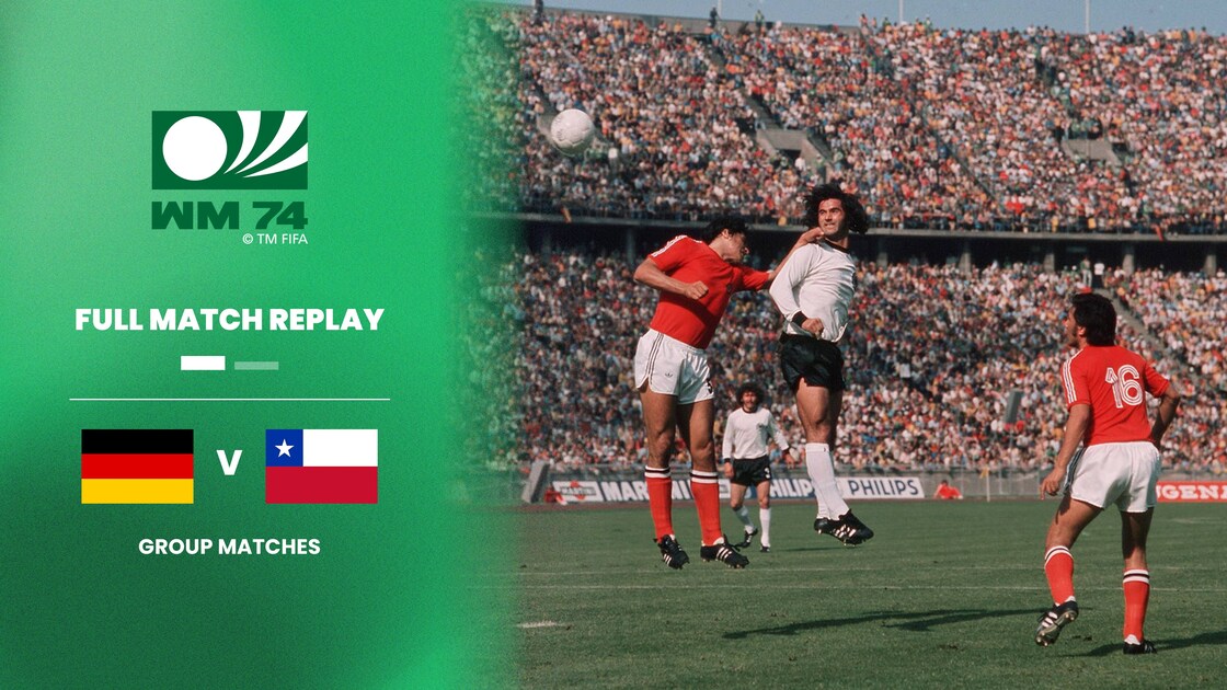 Germany FR v Chile | Group 1 | 1974 FIFA World Cup Germany™ | Full Match Replay