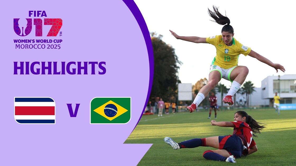 Costa Rica v Brazil | Group A | FIFA U-17 Women's World Cup Morocco ...
