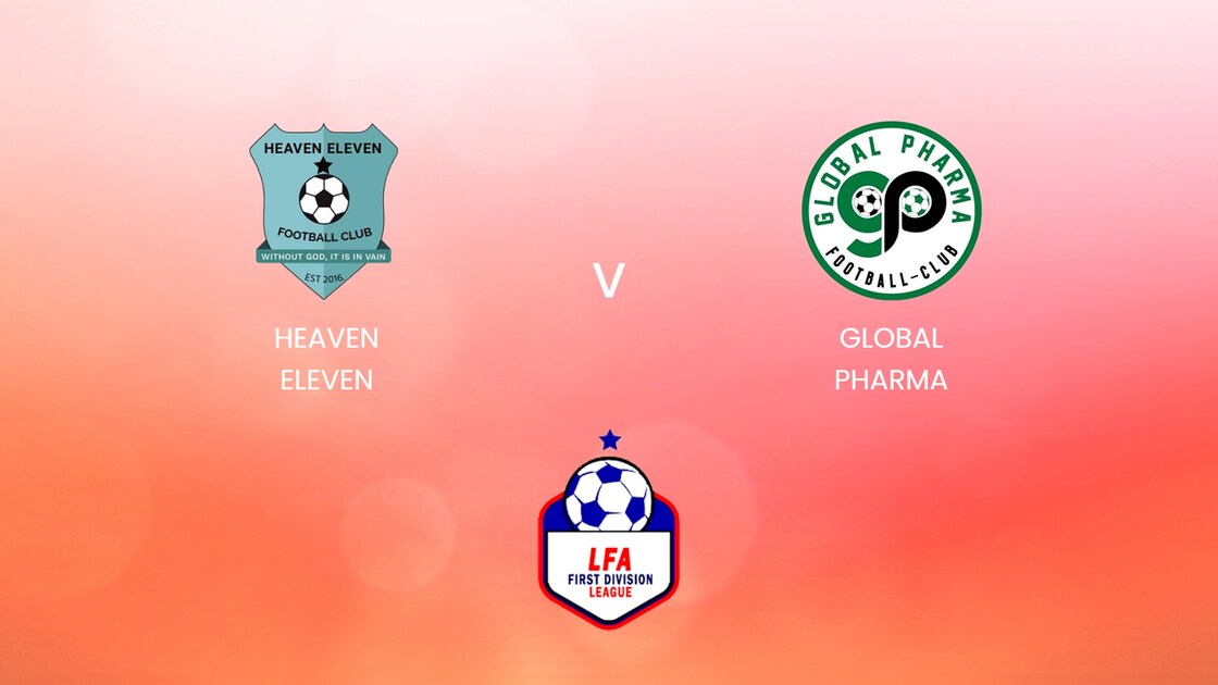 Heaven Eleven v Global Pharma | LFA First Division League 2024/25 ...