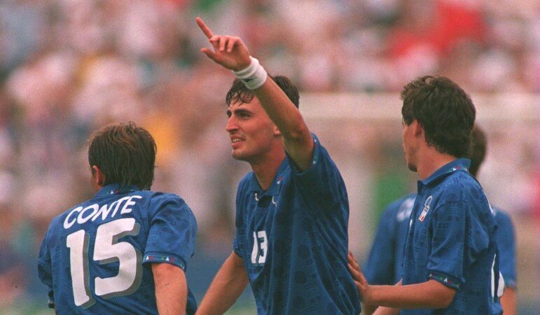 Dino Baggio Goal 25' | Italy vs Spain | 1994 FIFA World Cup USA™